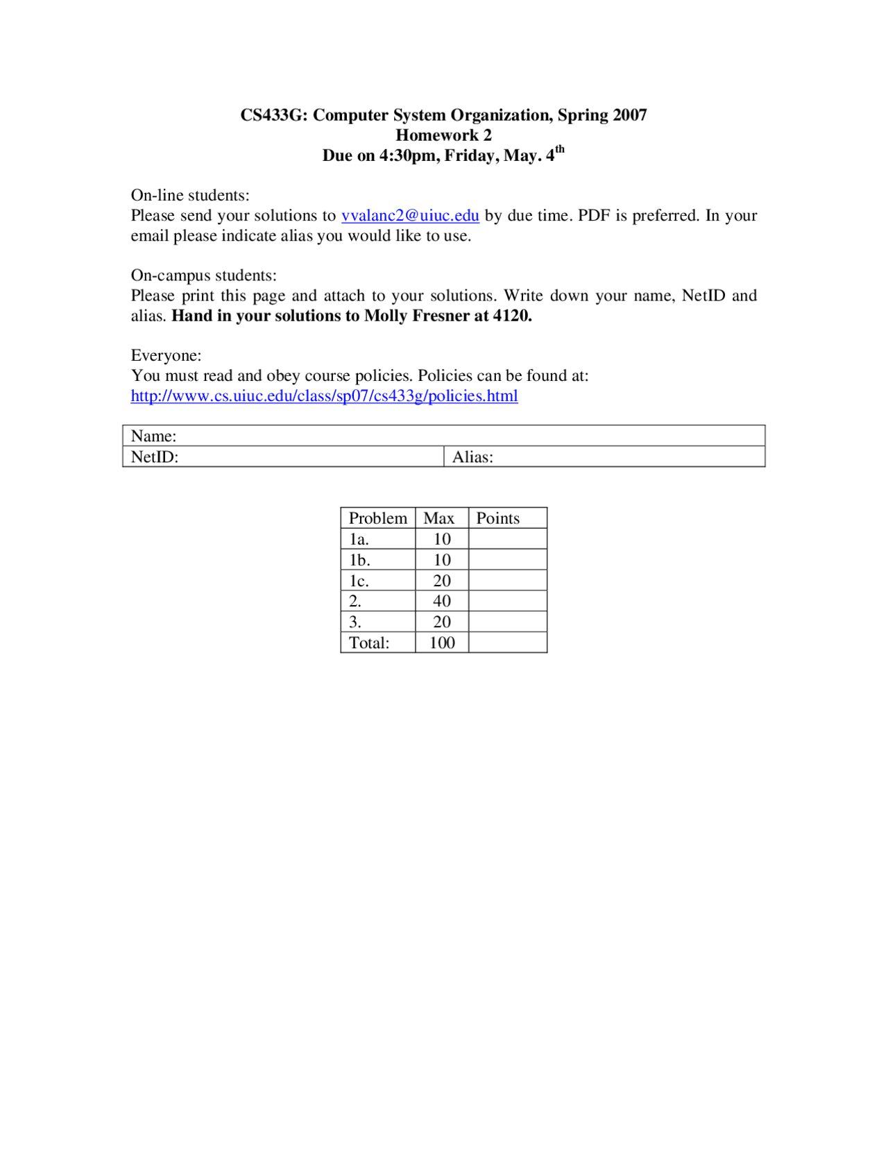 5 Solved Problems on Dynamic Branch Prediction | CS 433 - Docsity