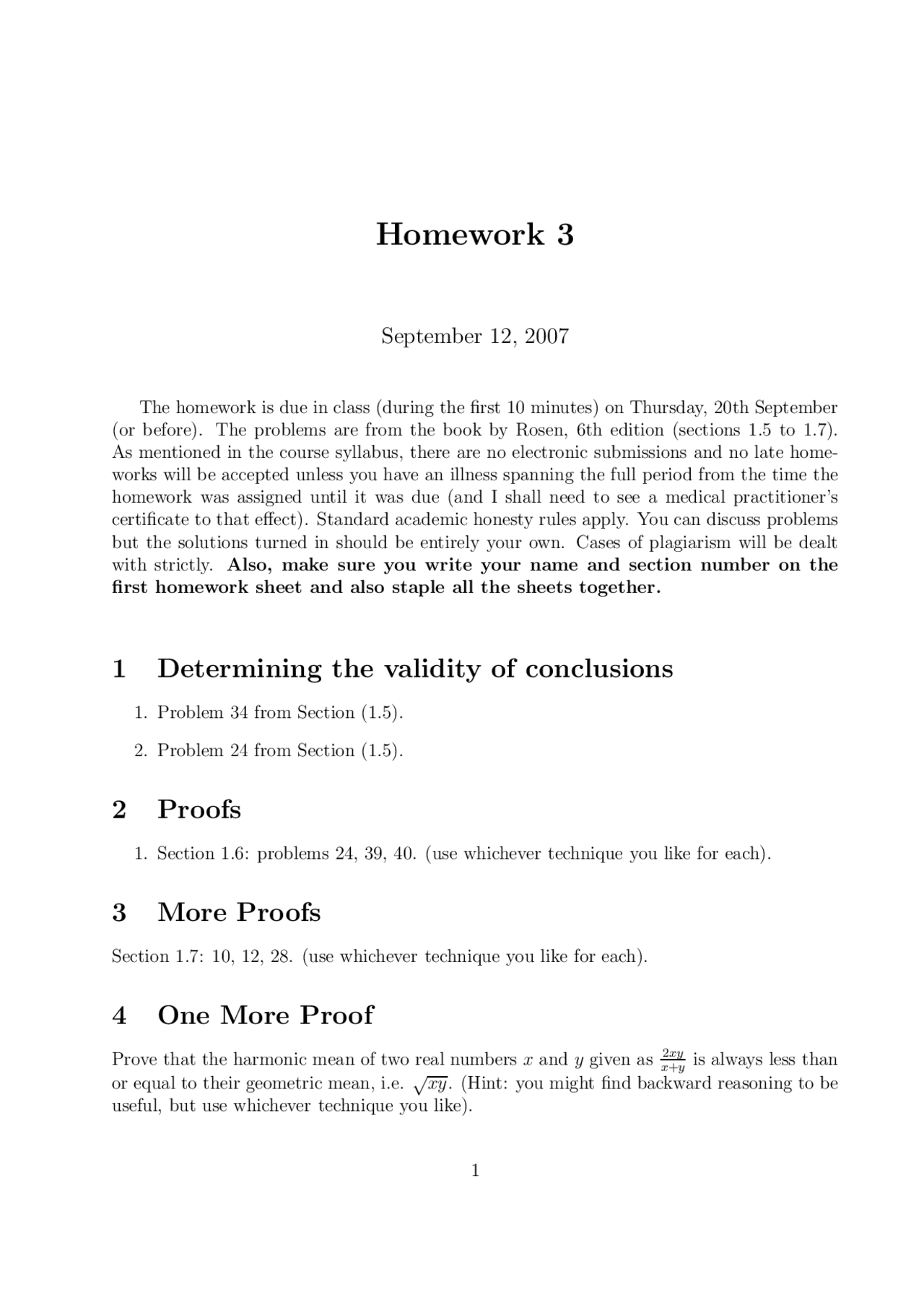 Problem Set Iii Applied Discrete Structures Cot 3100 Docsity