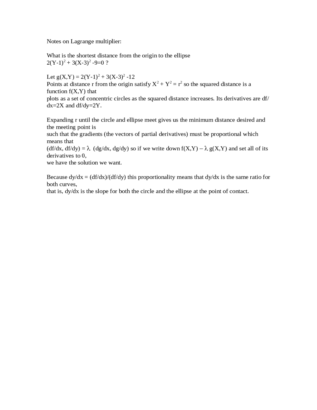 Notes On Lagrange Multiplier Design Of Experiments St 711 Docsity