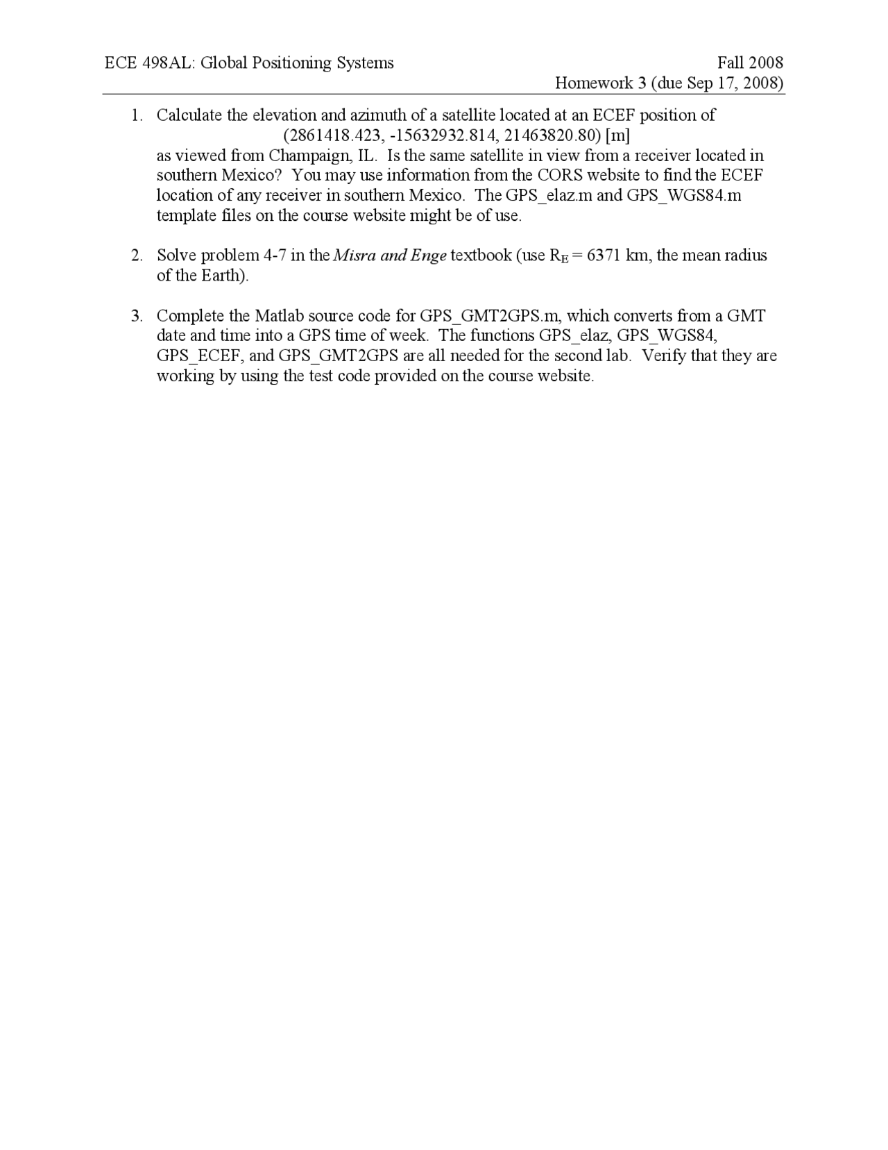 Homework 3 Signal And Image Analysis Ece 498 Docsity