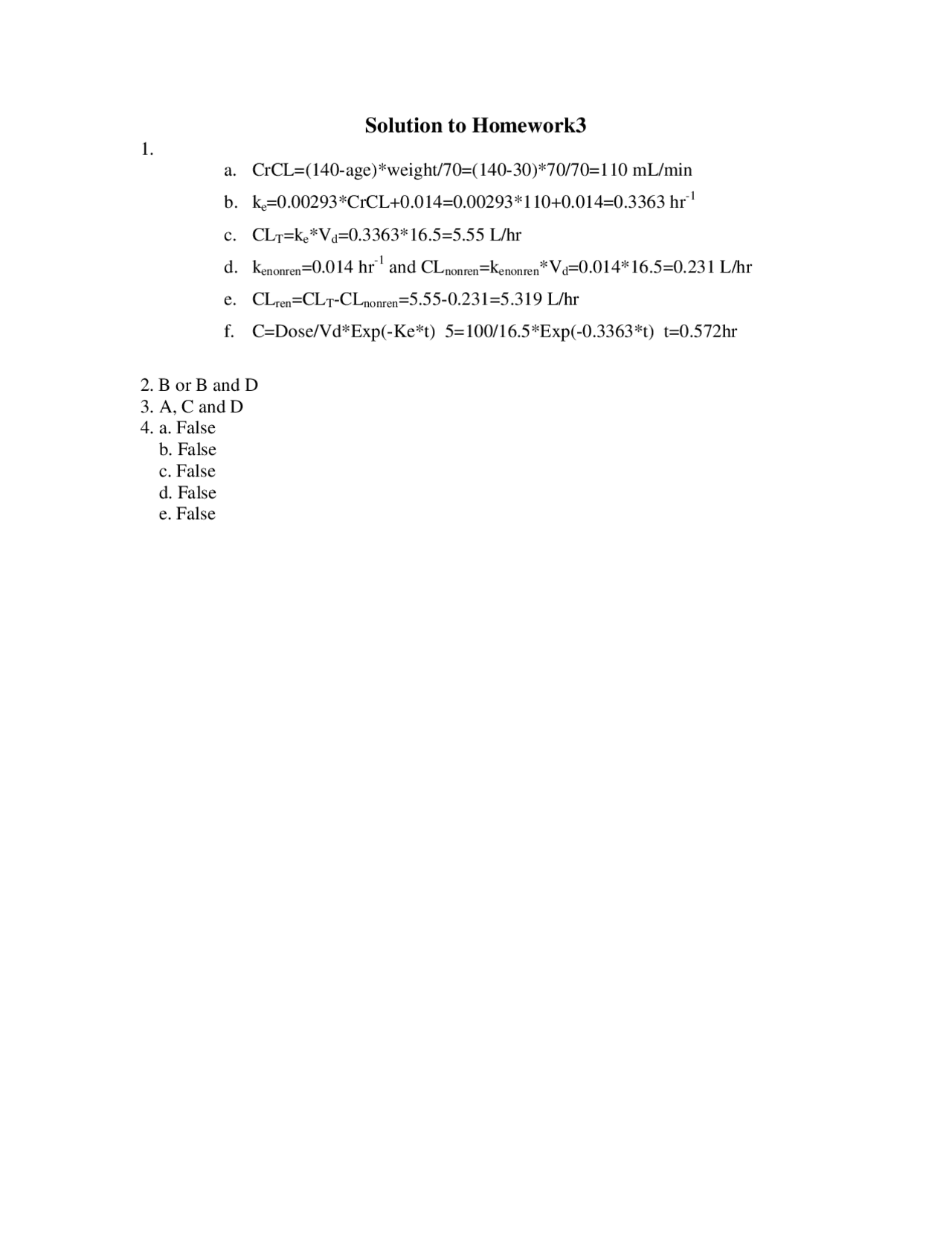 Solutions To Homework 3 Dose Optimization I Pha 5127 Docsity