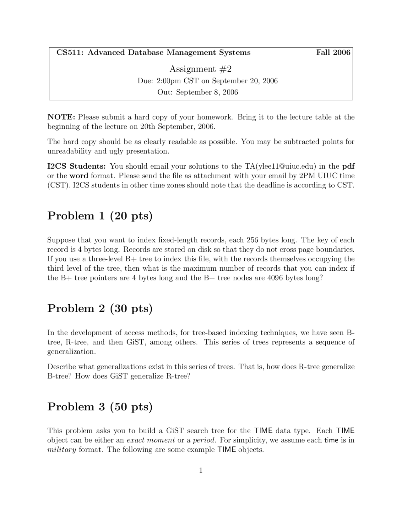 3 Solved Problems On Advanced Database Management Systems Assignment