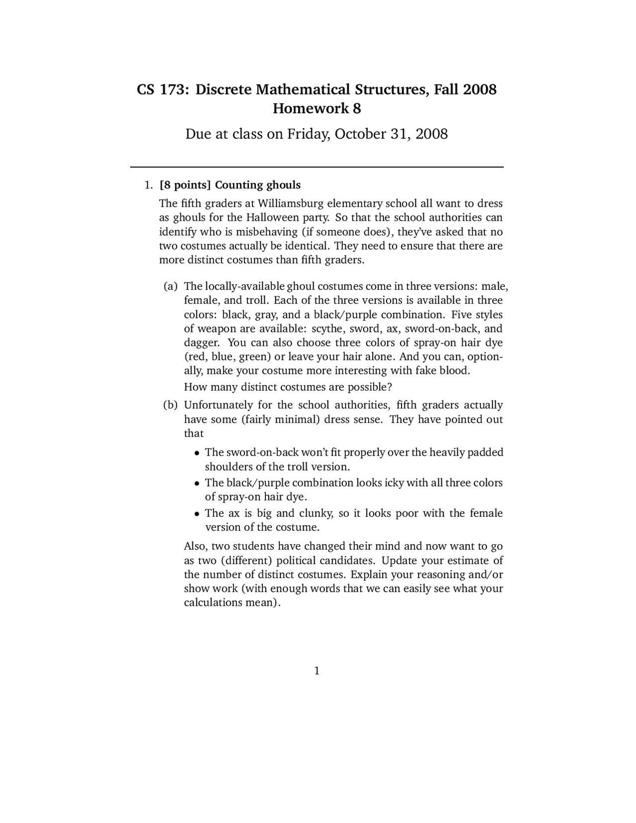 4 Solved Problems On Discrete Mathematical Structures Assignment 8
