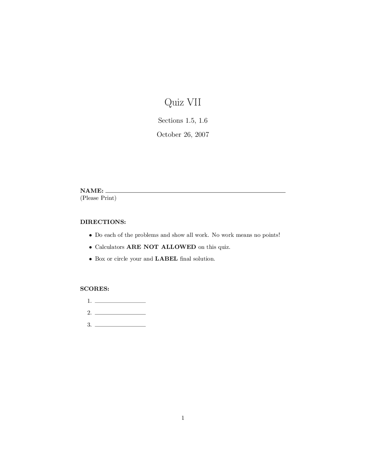 3 Solved Problems On Finite Mathematics Quiz 7 Math 124 Docsity