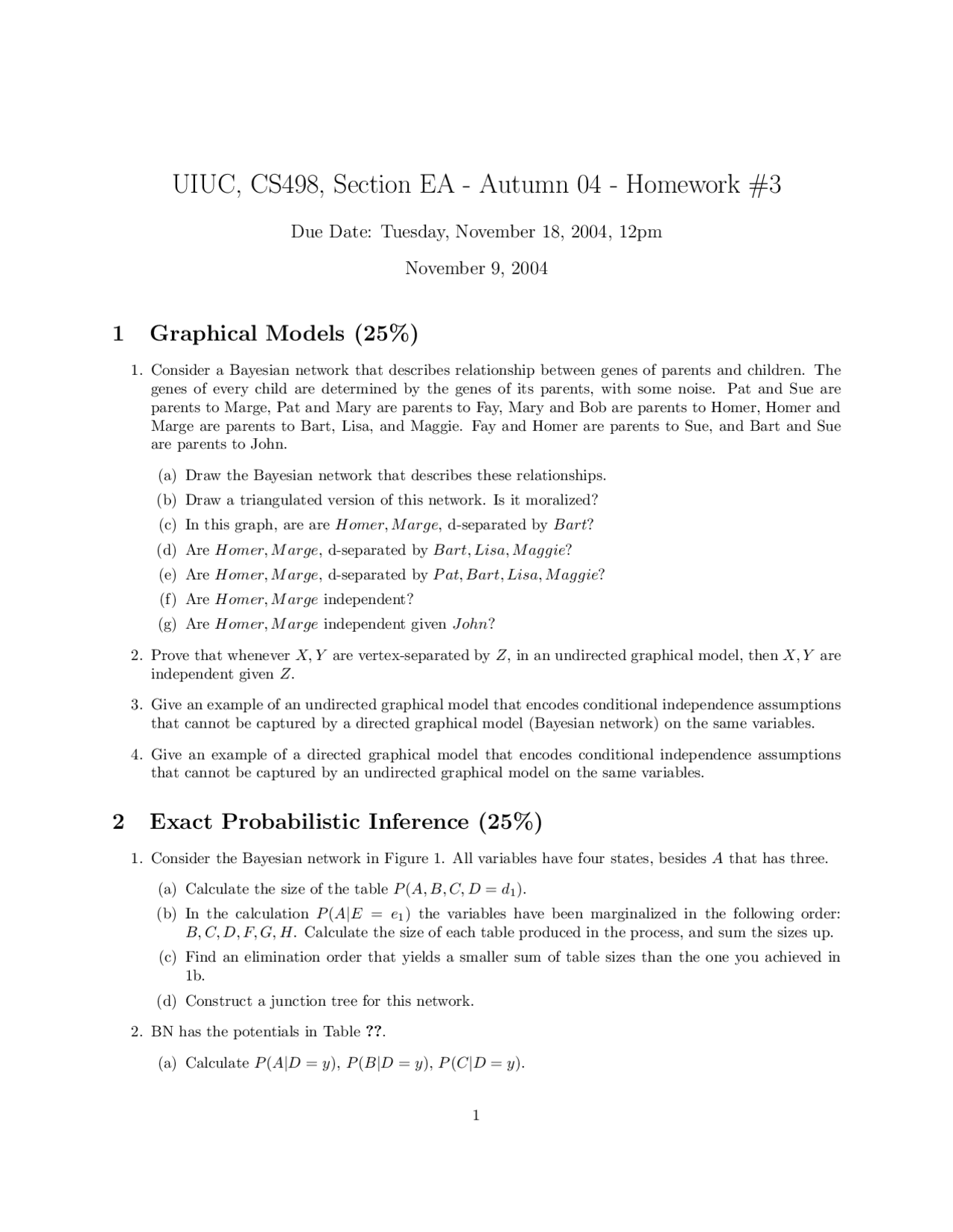 Solved Problems On Graphical Model In Digital Forensics Assignment