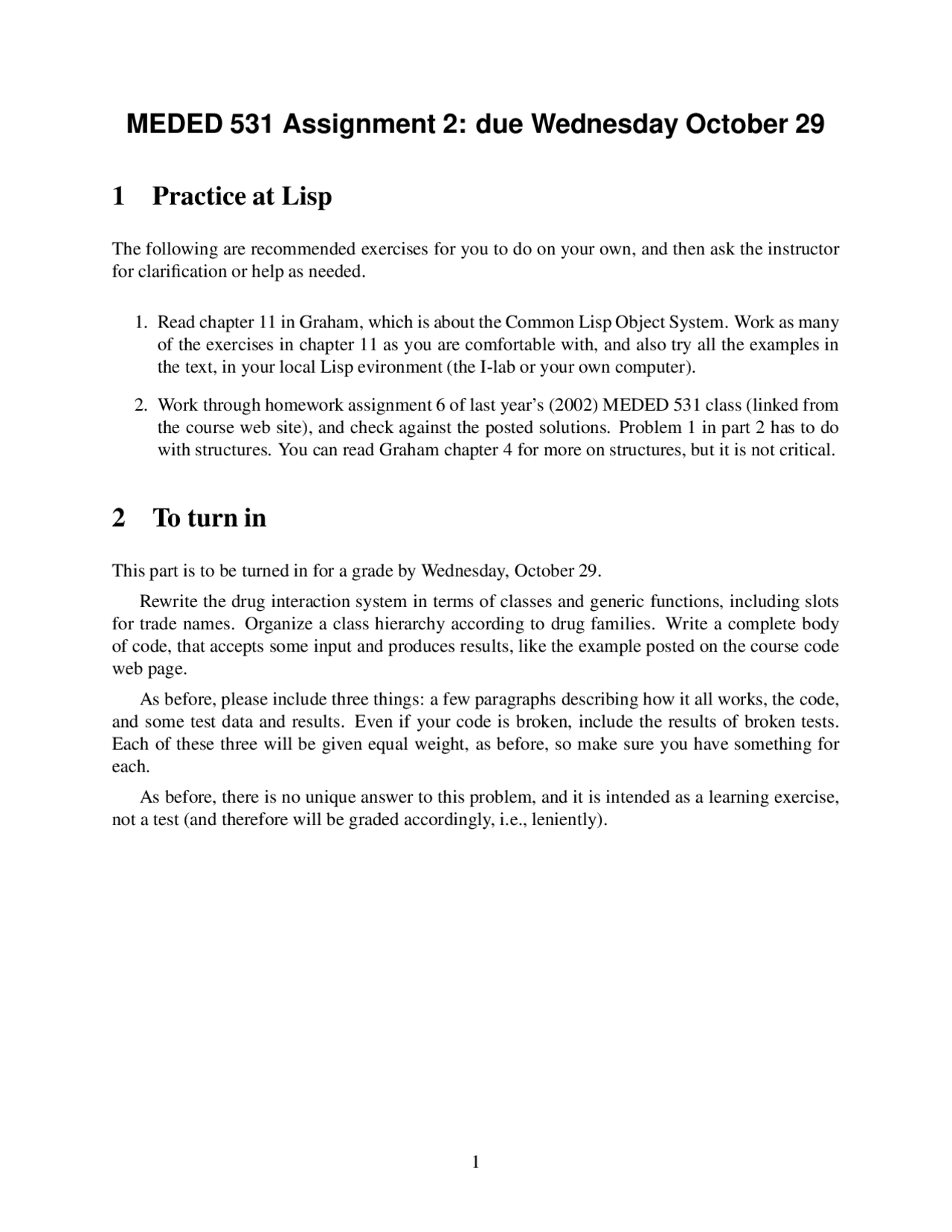 Computational Life And Death Assignment 2 Mebi 531 Docsity