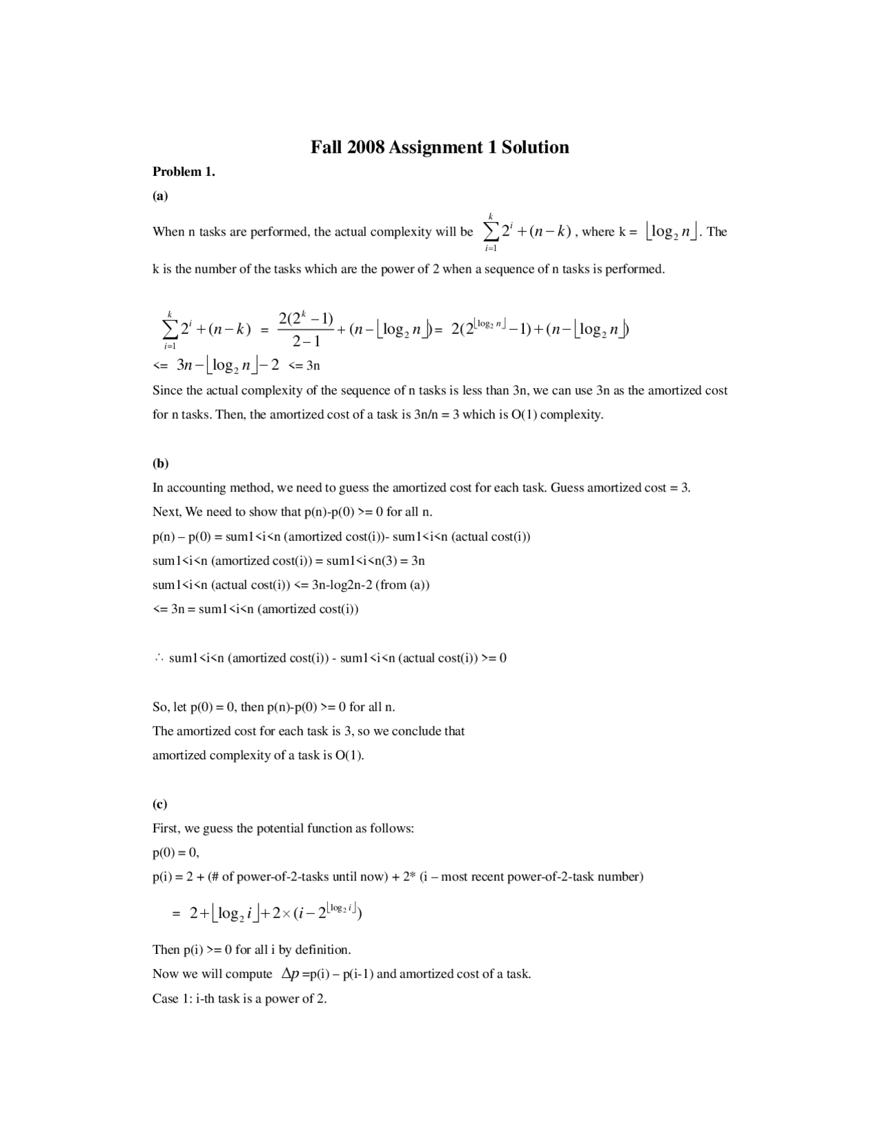4 Problems With Solution Of Advanced Data Structures Assignment 1