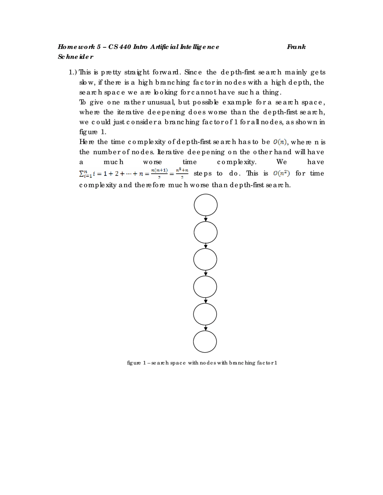 Homework 5 Artificial Intelligence Cs 440 Docsity