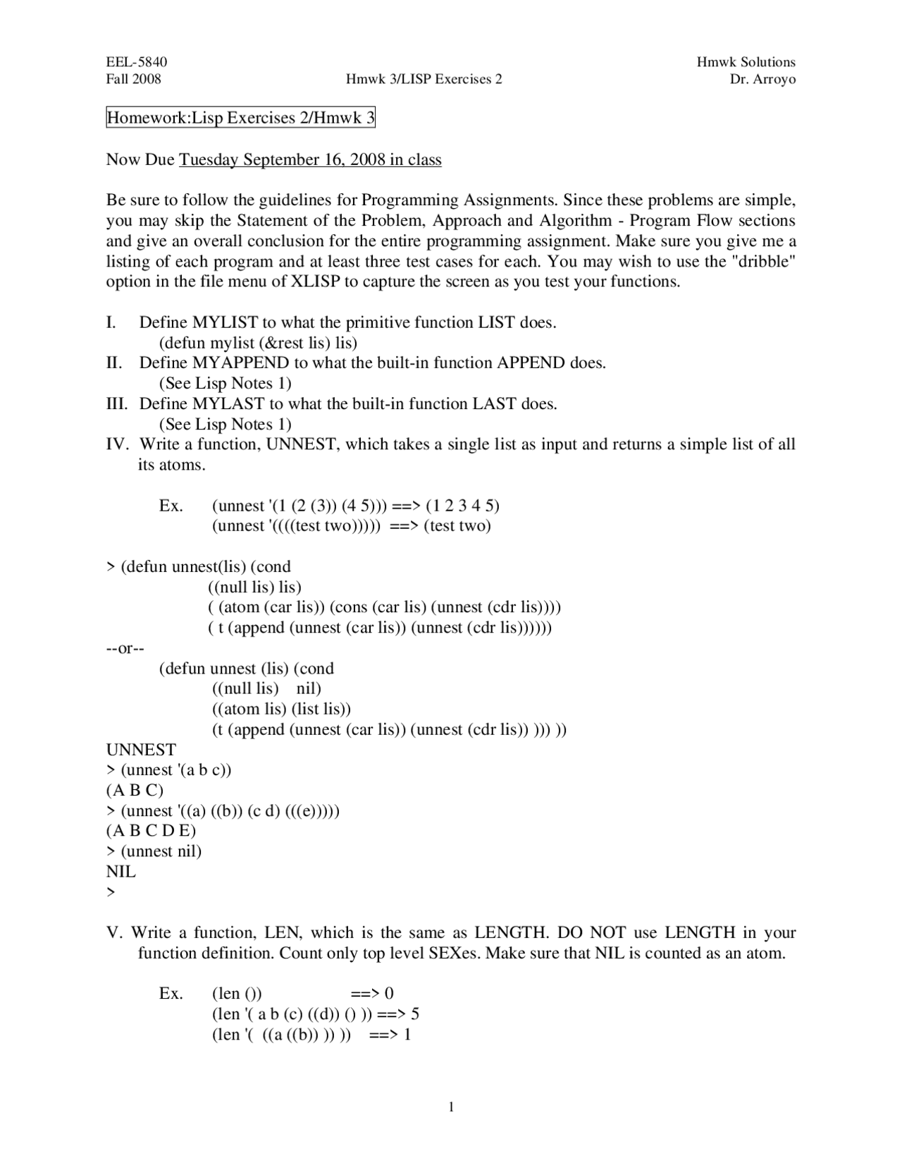 Elements Of Machine Intelligence Homework 3 Eel 5840 Docsity