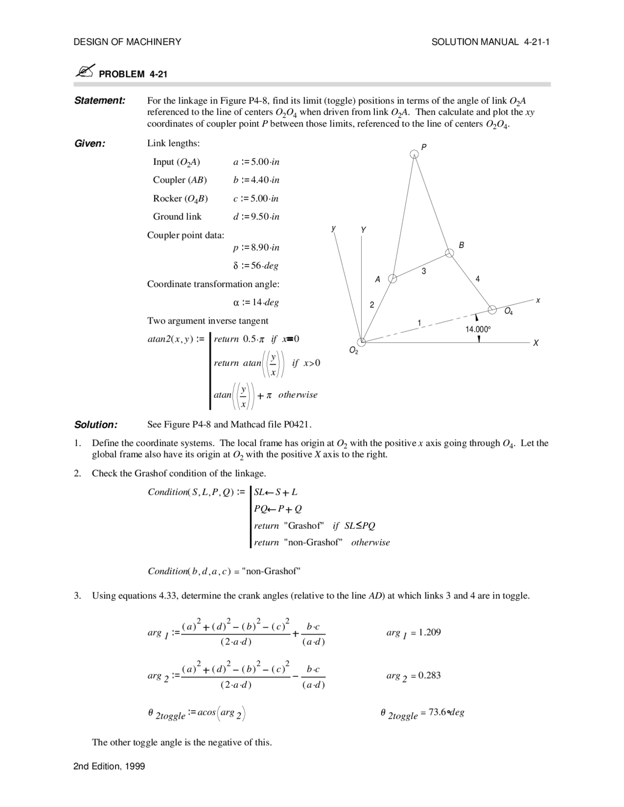 Problems With Solutions On Design And Machinery Dynamics Of Machines