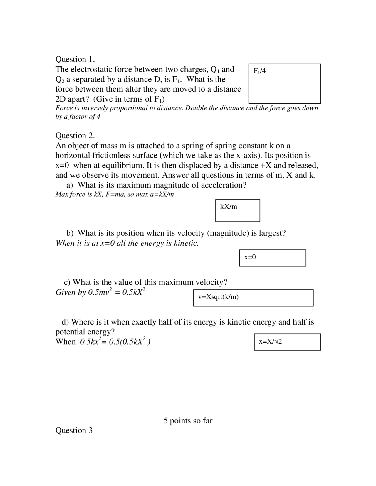 Exam 4 with Answers - Introduction to Principles of Physics | PHY 2020 ...