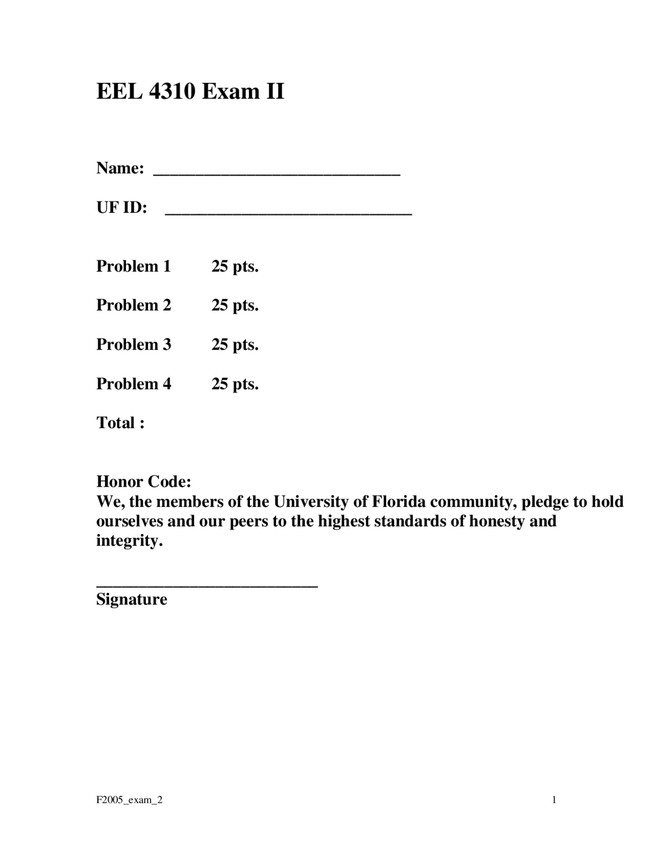 Exam 2 Questions With Formula Sheet Digital Integrated Circuits