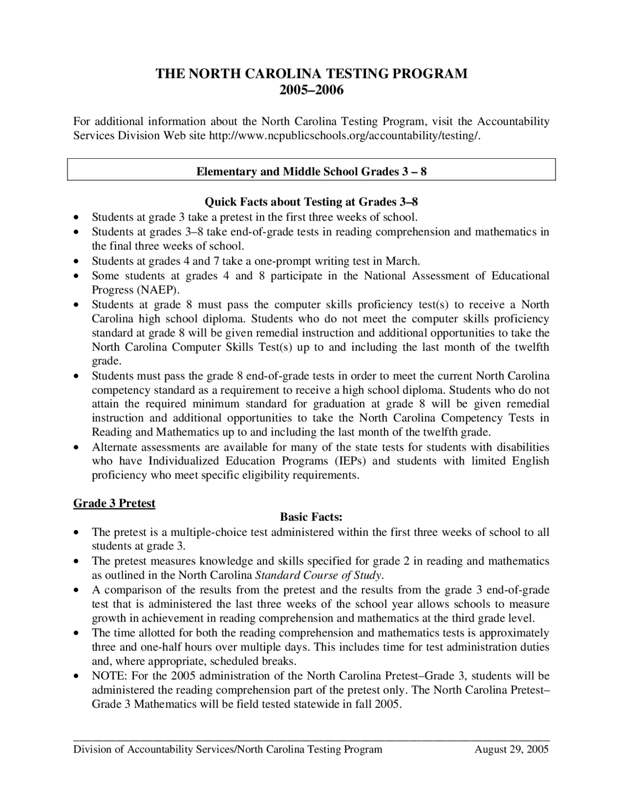 Basic Facts: Computer Skills Tests Teacher Leadership | EDUC 645 - Docsity