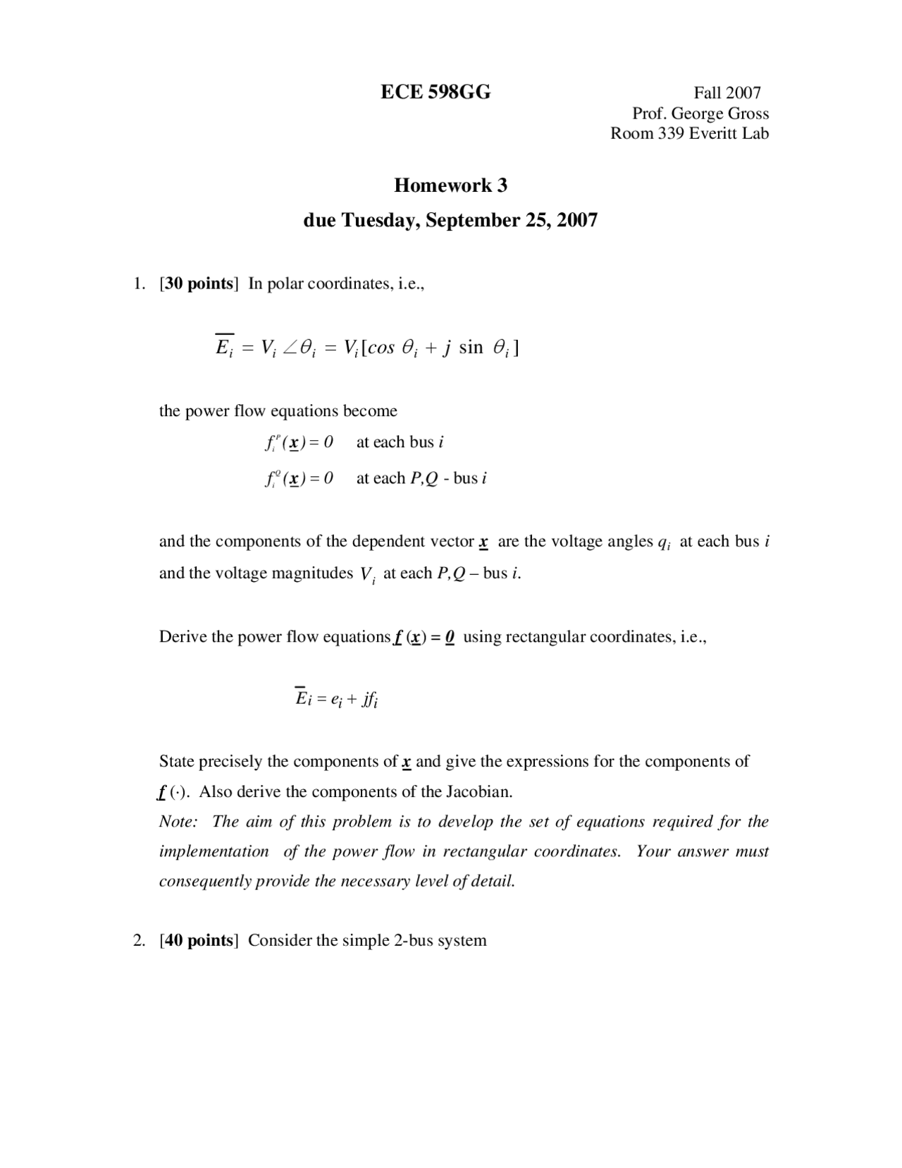 Homework 3 With Solutions Electrical Machine Design Ece 598 Docsity