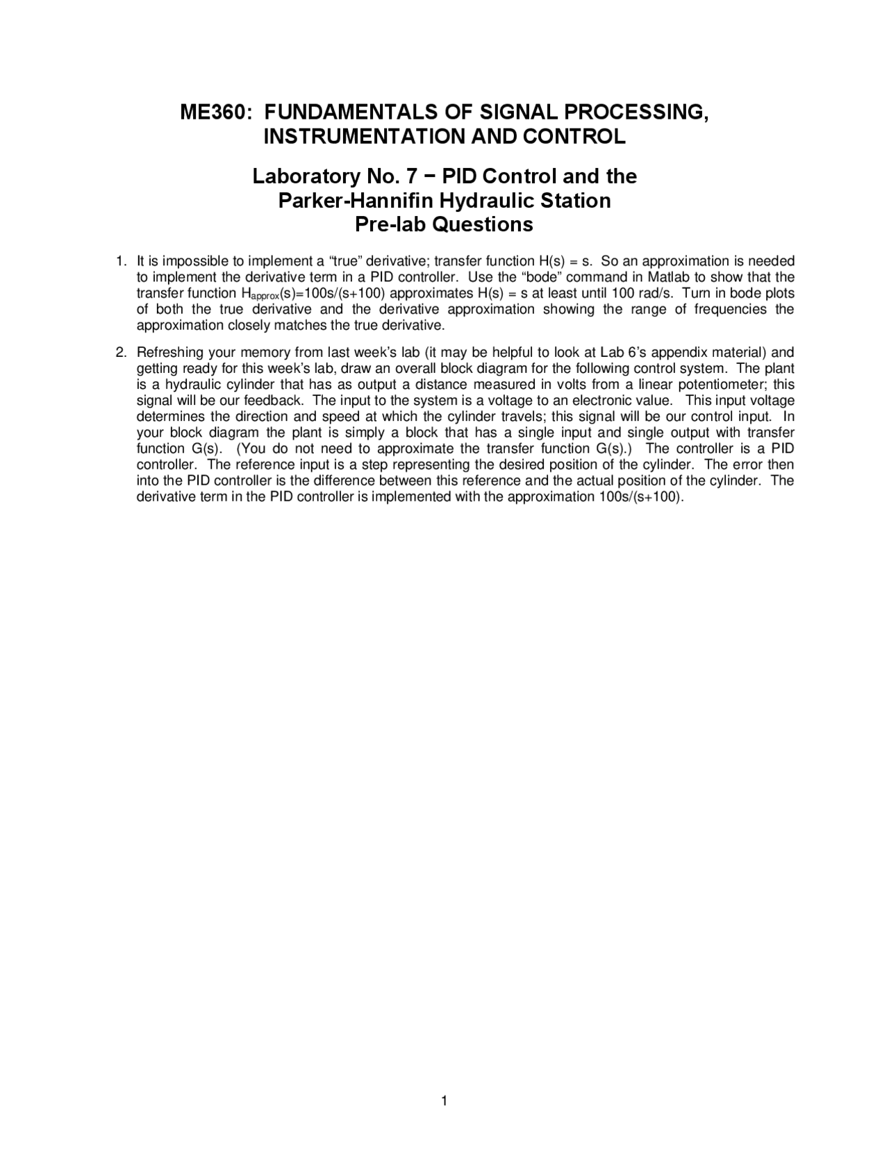 Instrumentation And Control In Fundamentals Of Signal Processing Me