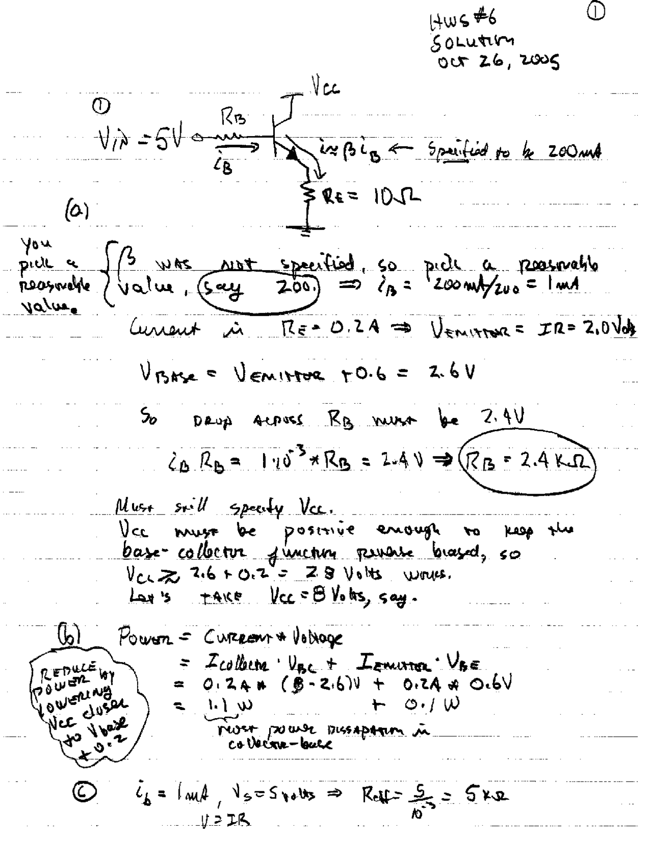 Homework 6 With Solution Introduction To Electronics Ph 245 Docsity