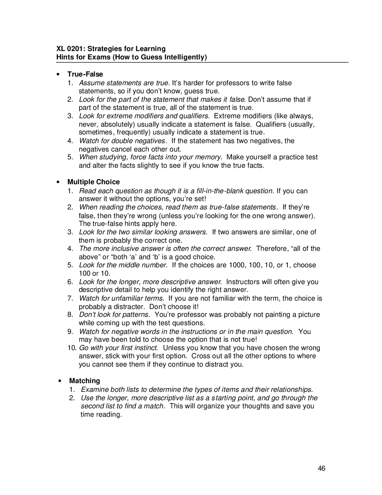 Effective Exam Prep: Strategies for Various Question Types | Study ...
