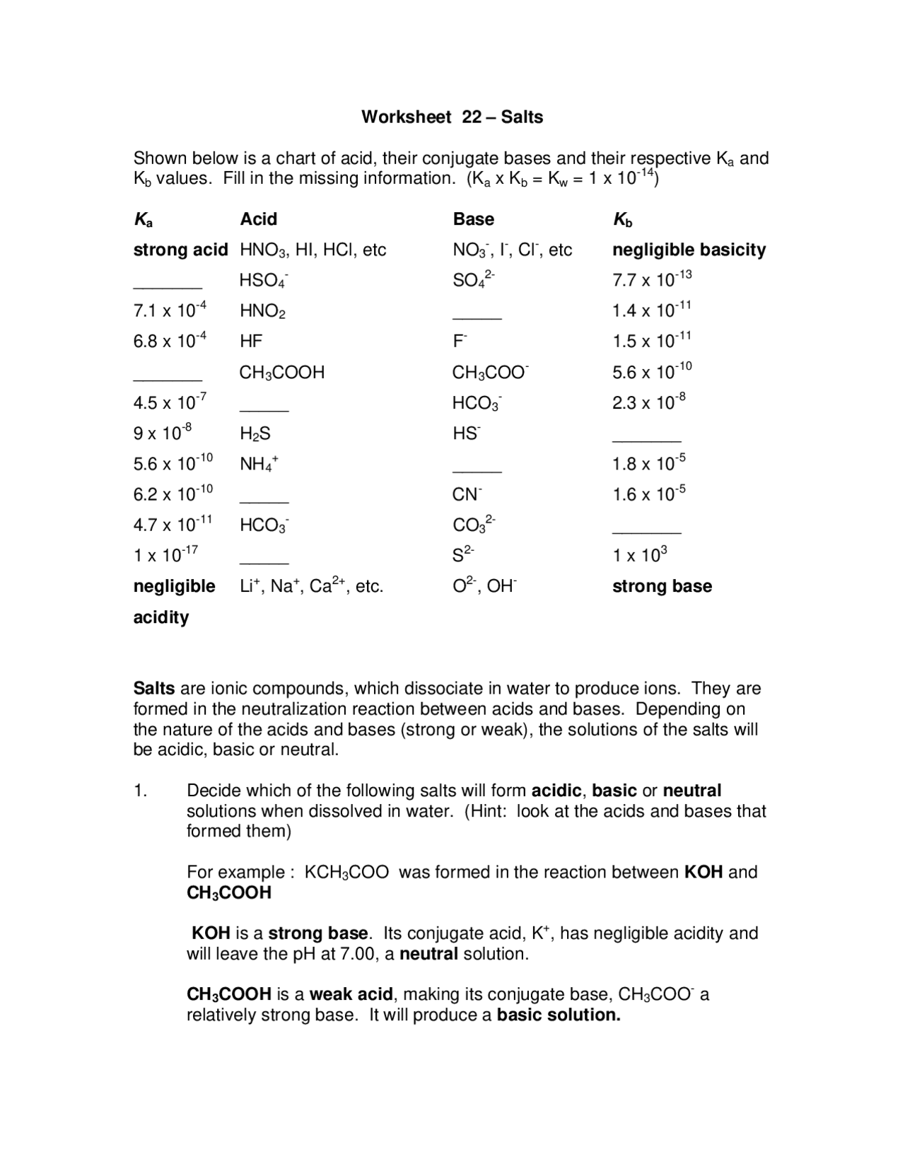 8 Solved Problems On General Chemistry I Final Exam Chem 102 Docsity