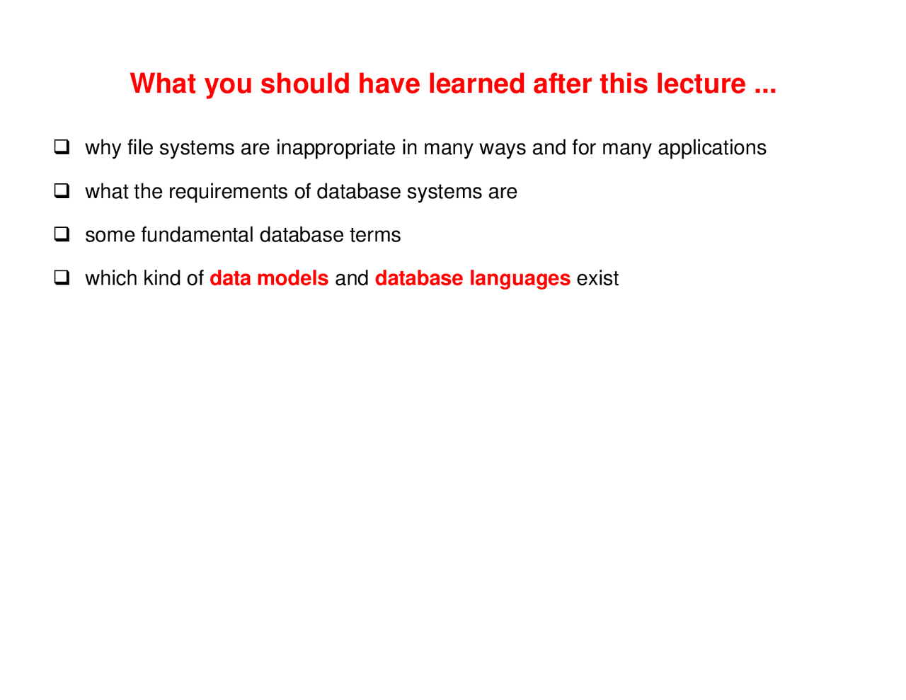 Notes On Fundamental Database System Cop 5725 Docsity