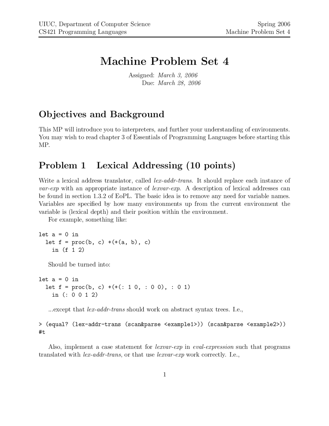 5 Solved Problems On Programming Languages Assignment 4 Cs 421 3304