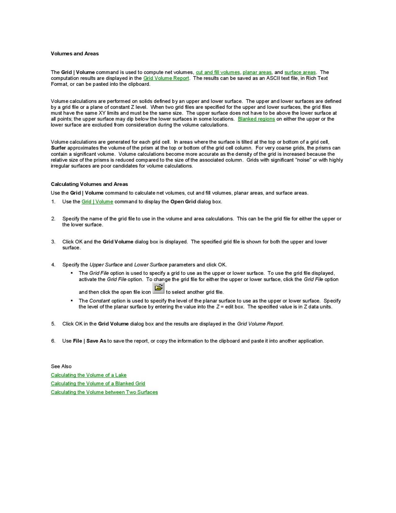 Lecture Notes On Volumes And Areas Drainage And Water Management