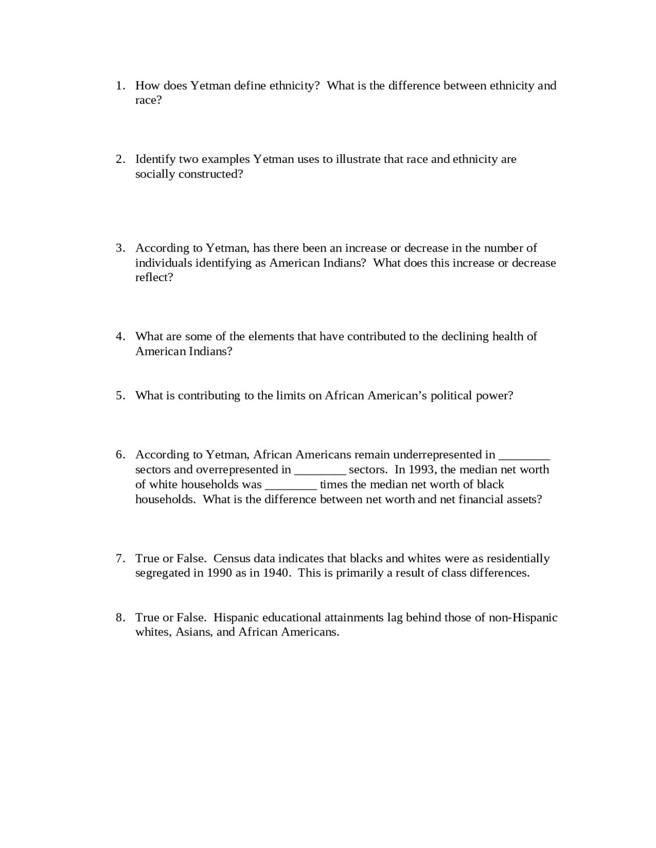 Sociological Concepts of Race, Ethnicity, and Social Inequality ...