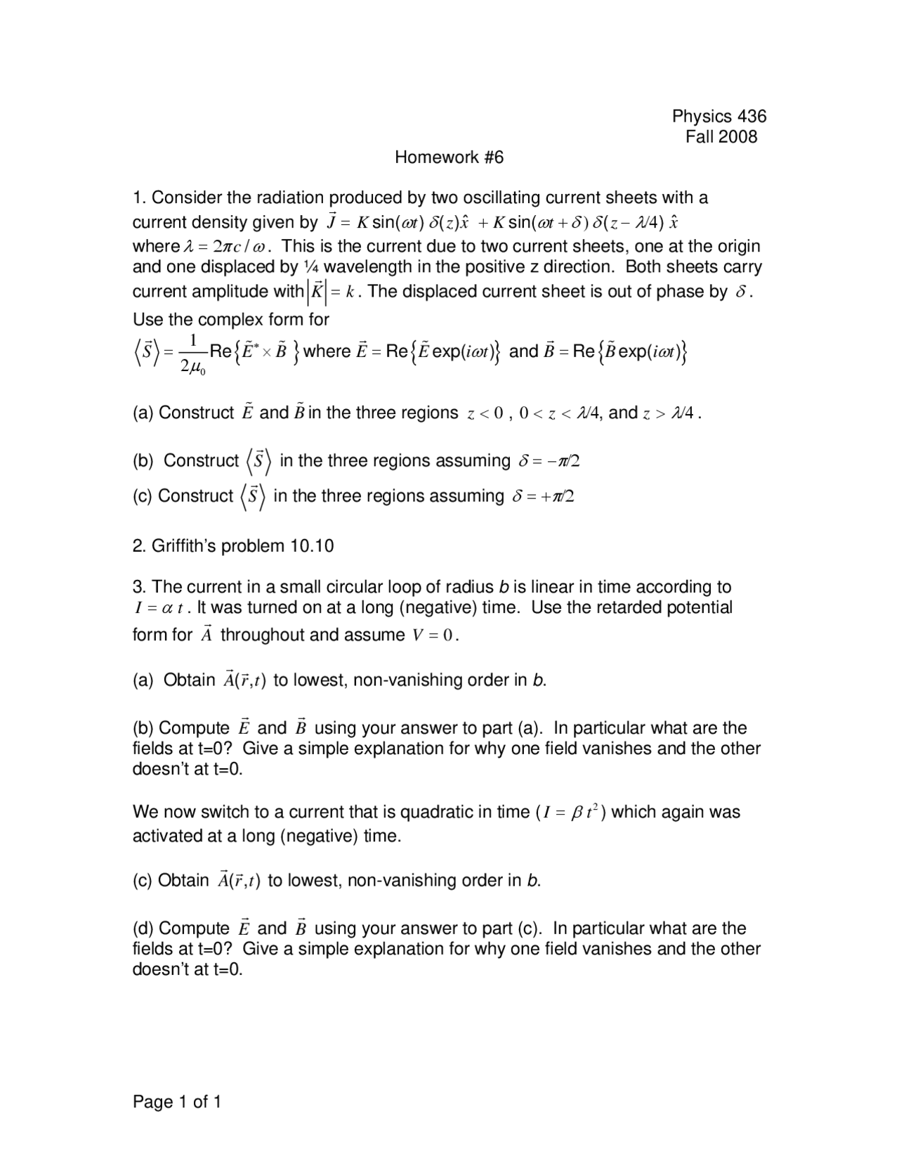 Homework 6 With Questions Electrical Machine Design Ii Fall 2008