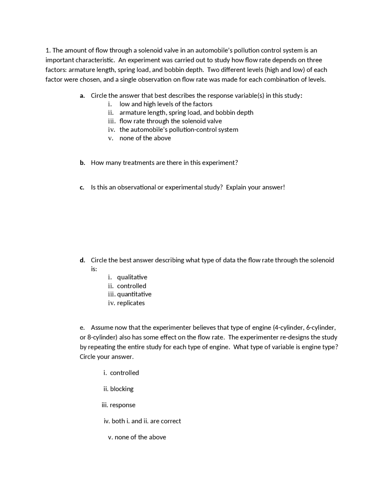 Probability and Statistics for Engineers - Review Sheet | ST 370 - Docsity