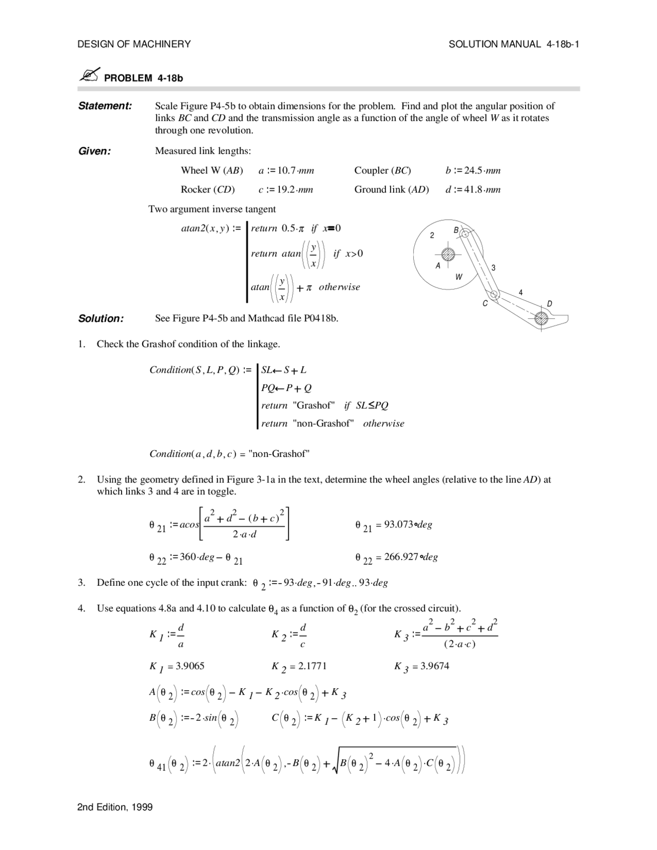 Solution Manual Dynamics Of Machines Design Of Machinery Mech 324