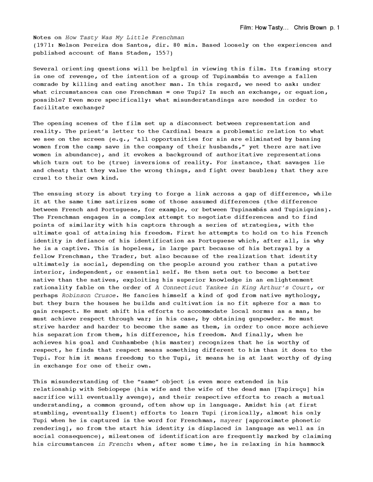 Introduction Of Culture Concept Lecture Notes Anth 208 Docsity