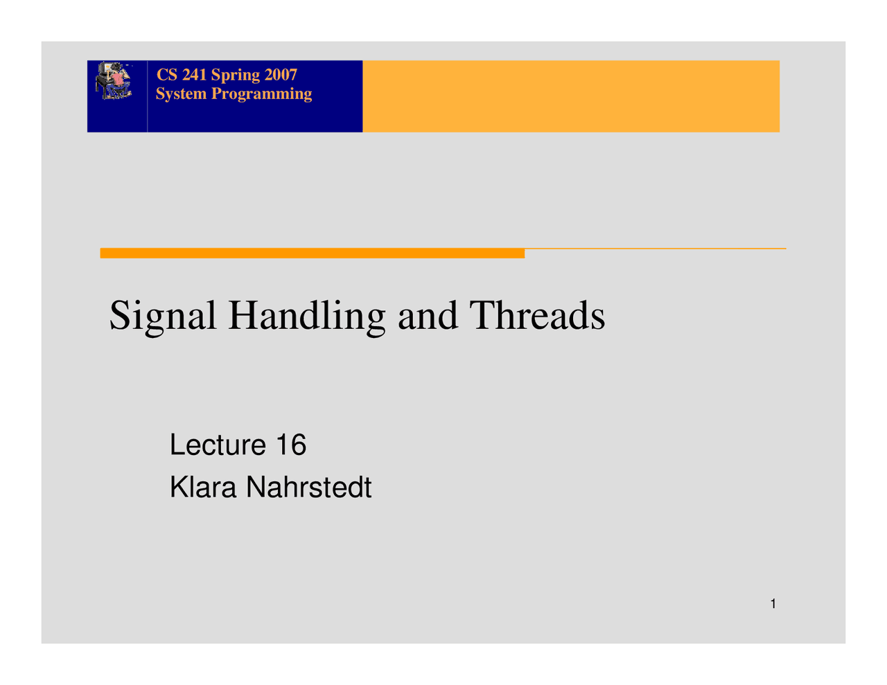 Notes On Administration System Programming Cs 241 Docsity 4093