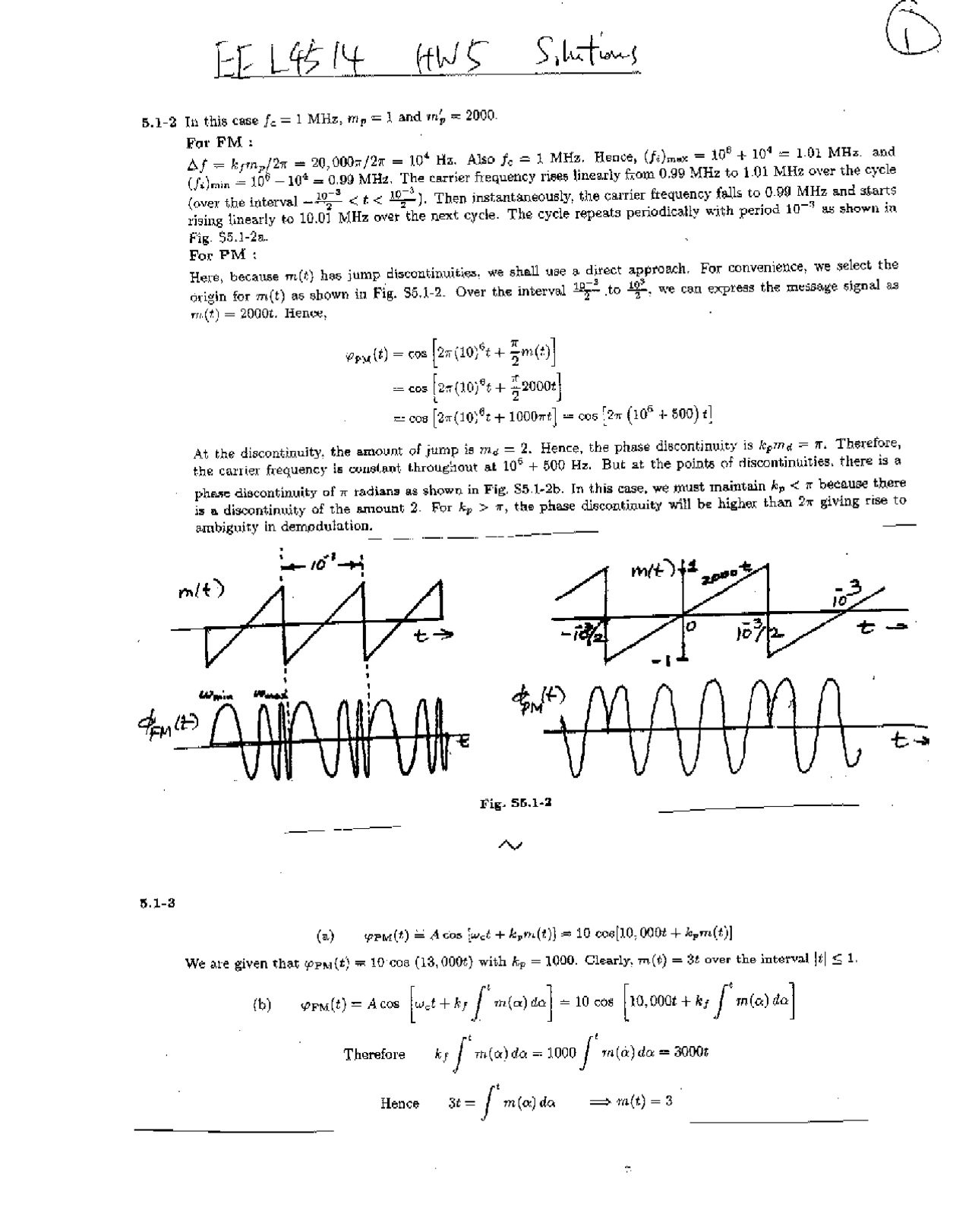 Handwritten Assignment With Solutions Computers And Communication