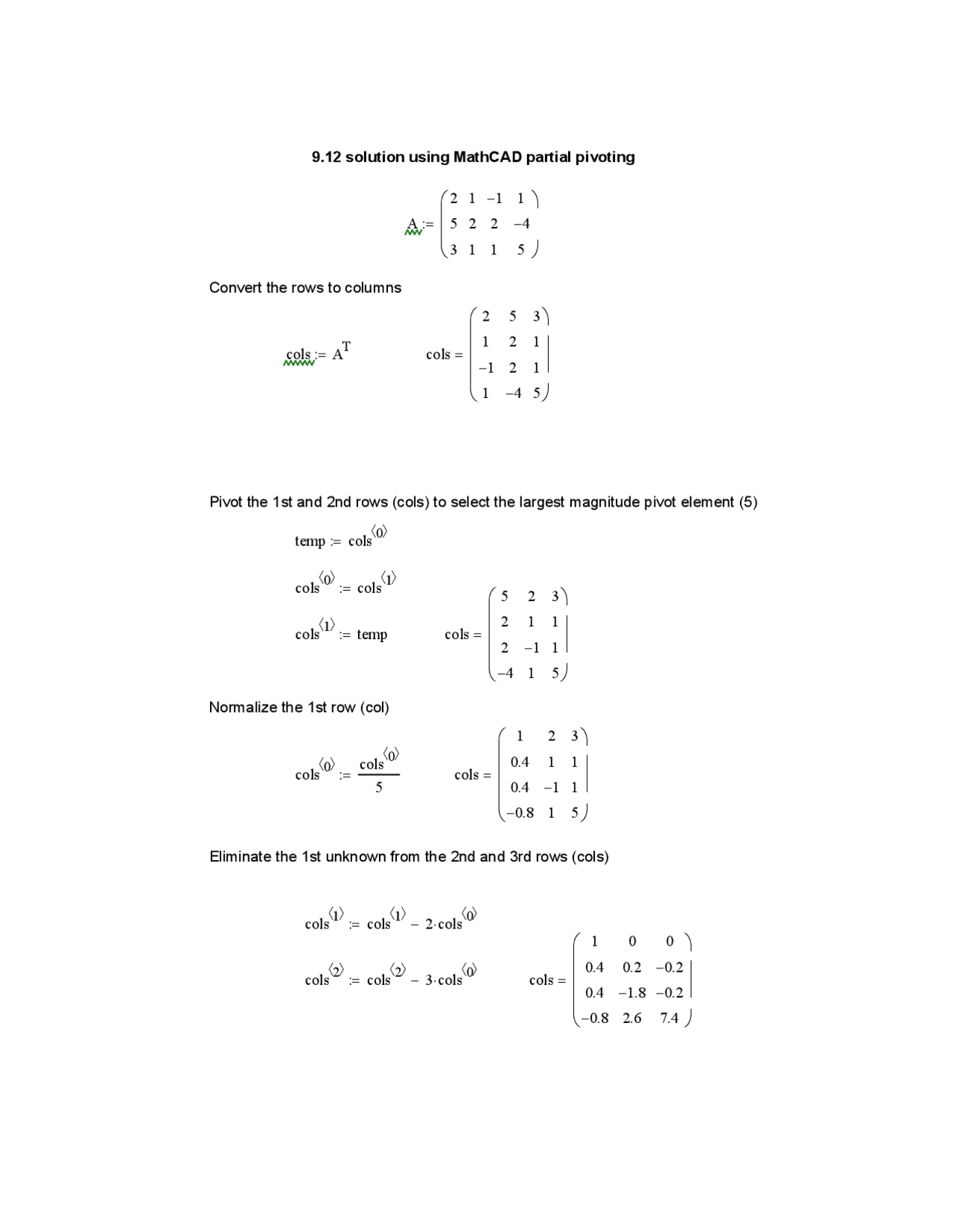Assignment with Solution - Mechanical Engineering Problem Solving ...