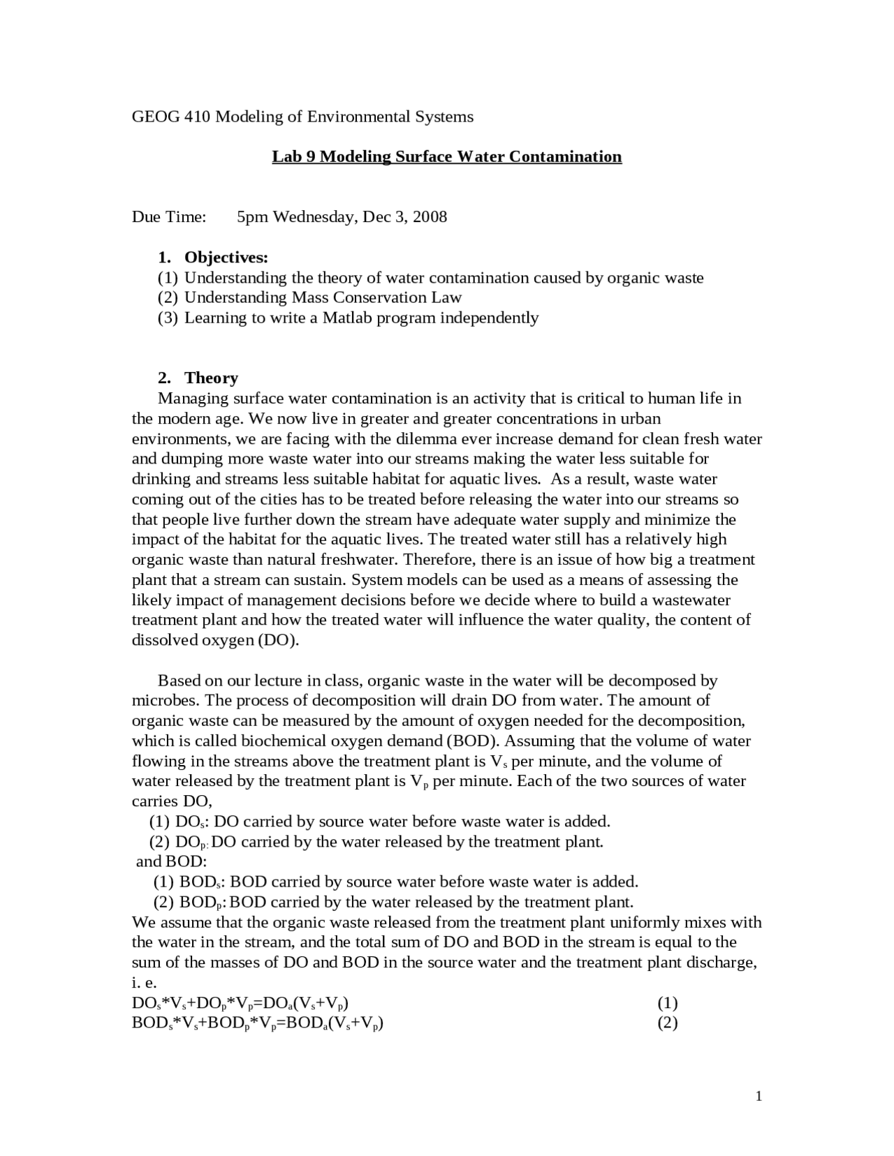 Lab 9: Modeling Surface Water Contamination | GEOG 410 | Lab Reports ...