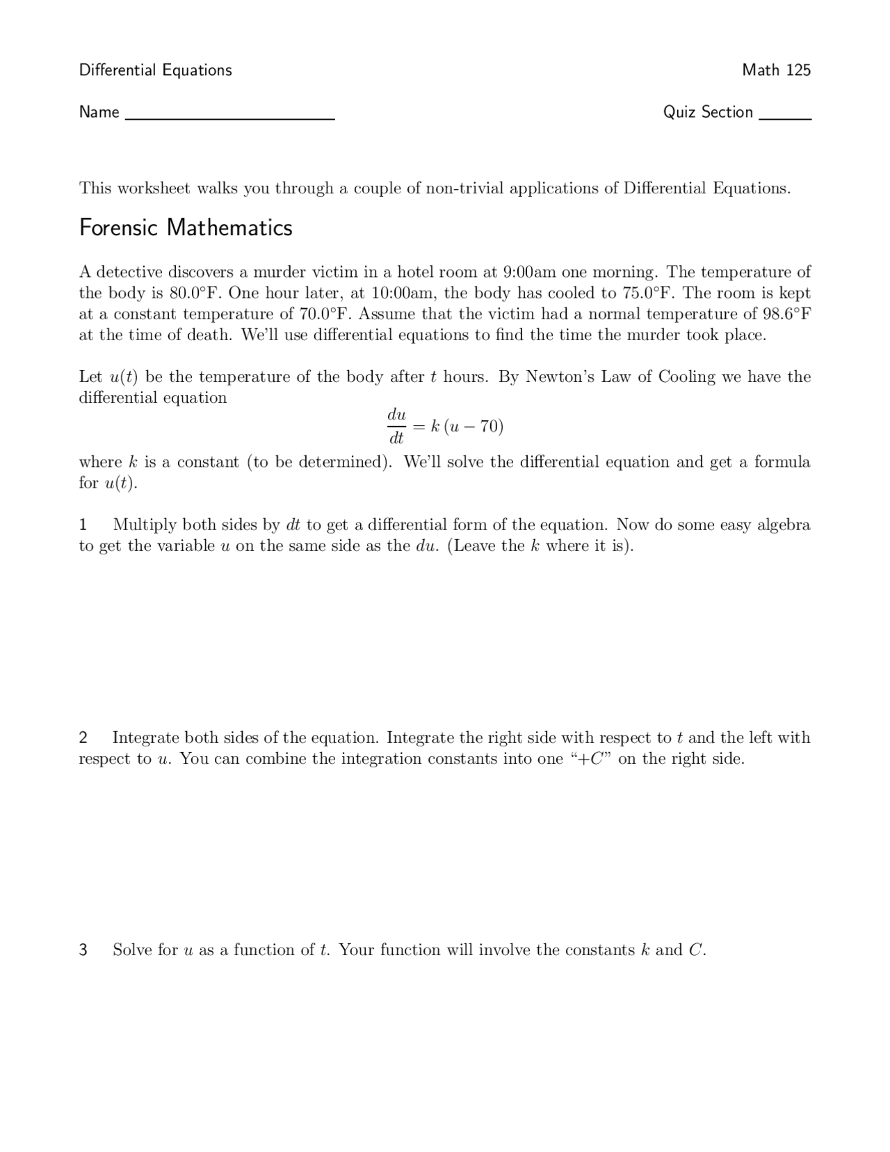 Practice Questions For Exam Calculus And Analytic Geometry Ii Math 125 Assignments