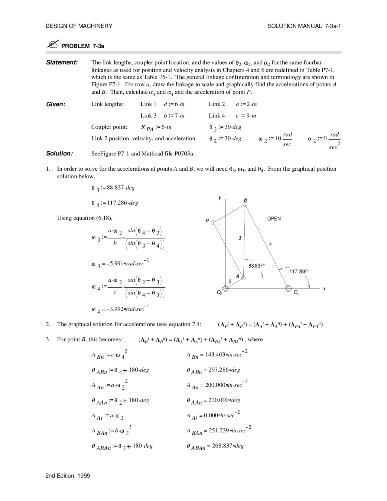 9 Problems on Dynamics of Machines - Assignment | MECH 324 | Assignments Mechanical Engineering ...