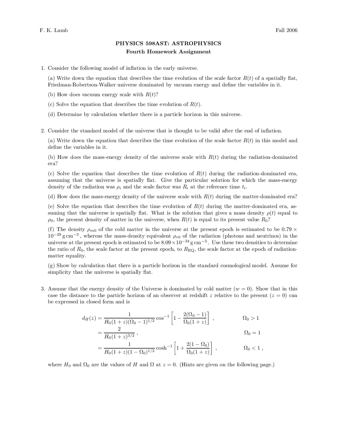 Questions On Elastic Waves Assignment 4 Phys 598 Docsity