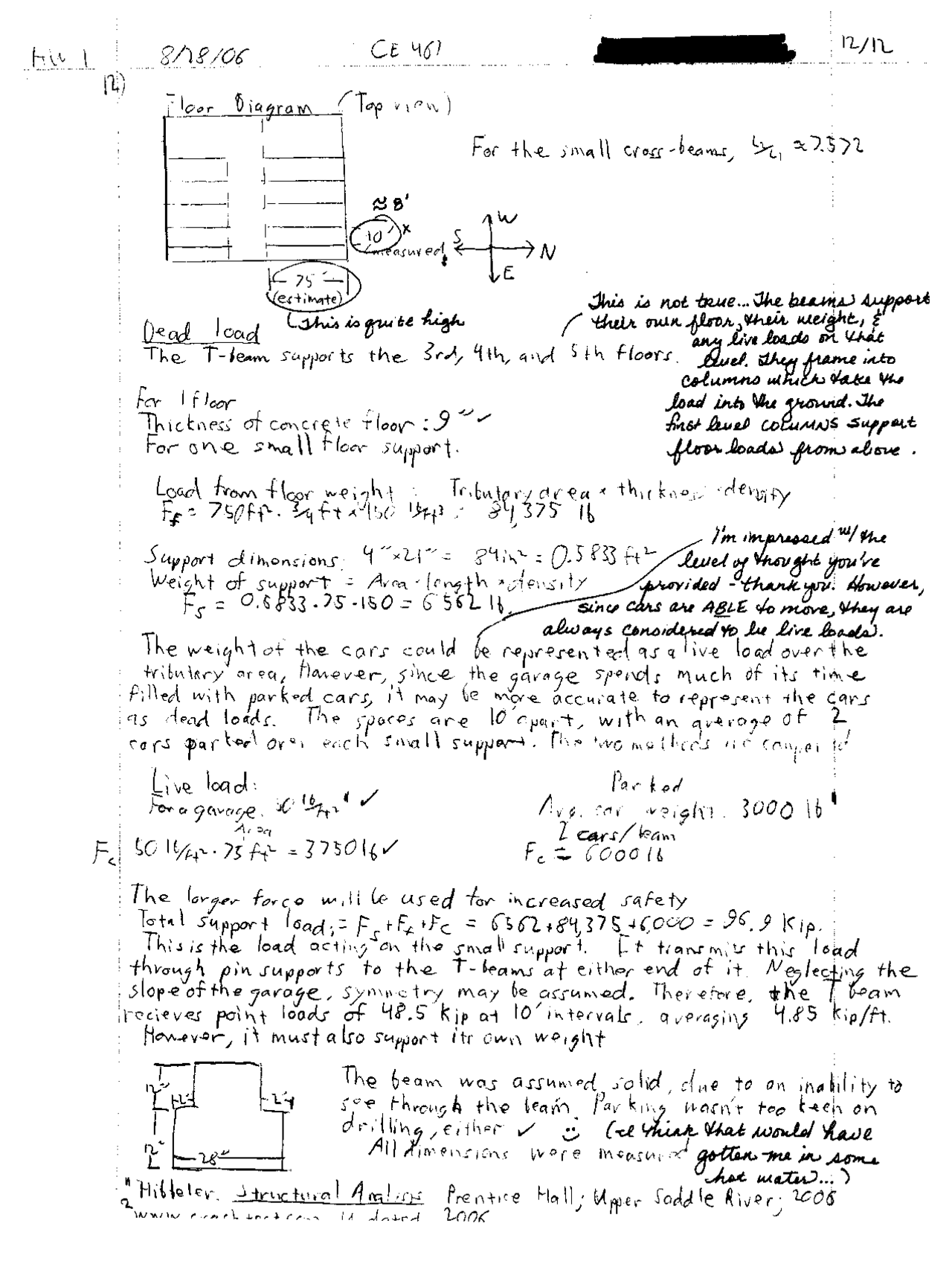 Questions With Solution Of Structural Analysis Assignment 1 Ce 461