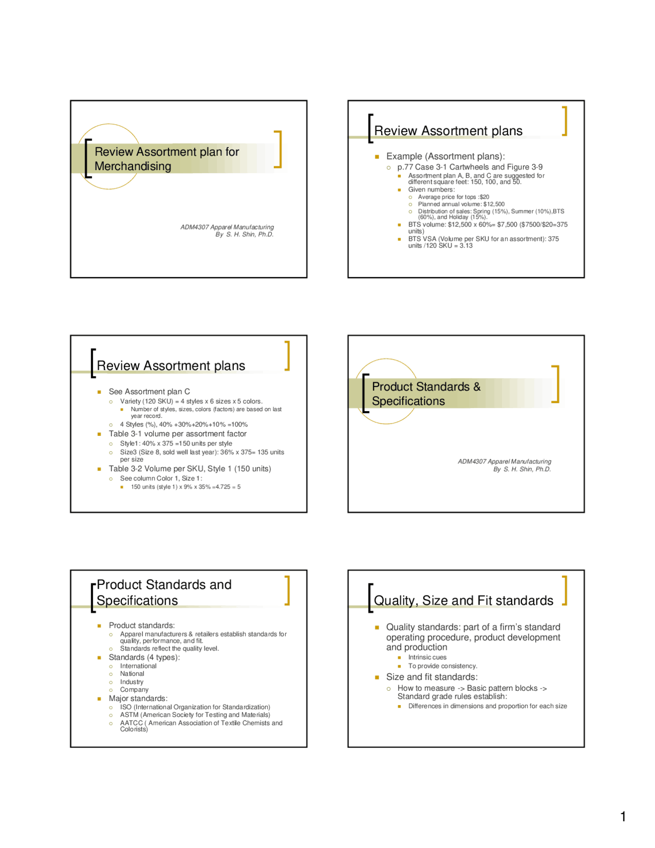 Review Assortment Plan For Merchandising - Apparel Manufacturing | ADM ...