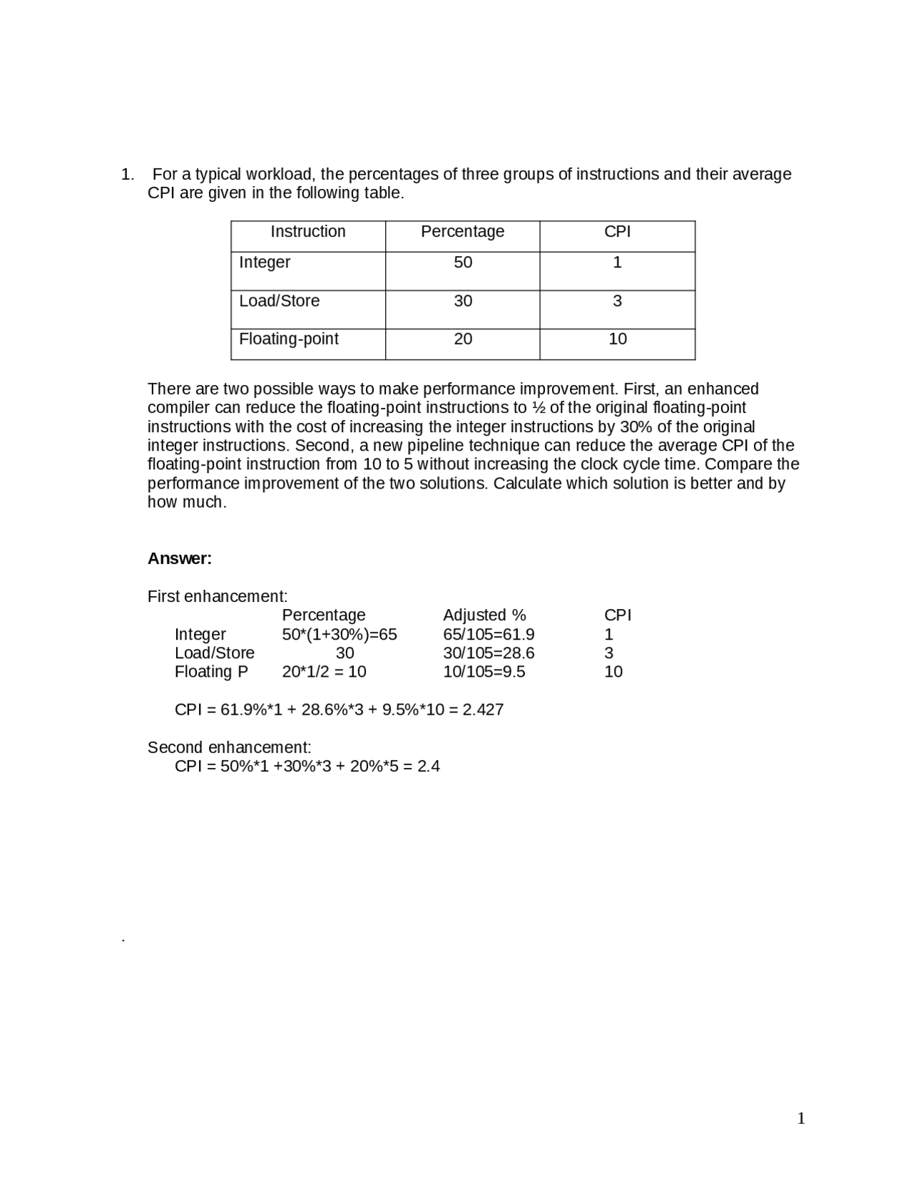 Midterm Exam With Answer For Computing Architect Principles Cda 5155