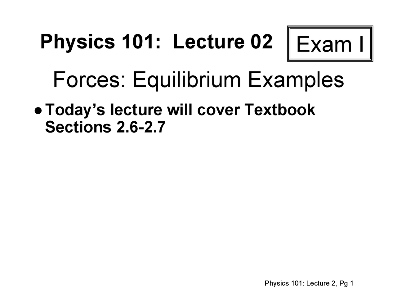 Force Equilibrium College Physics Mechanics And Heat Slides Phys