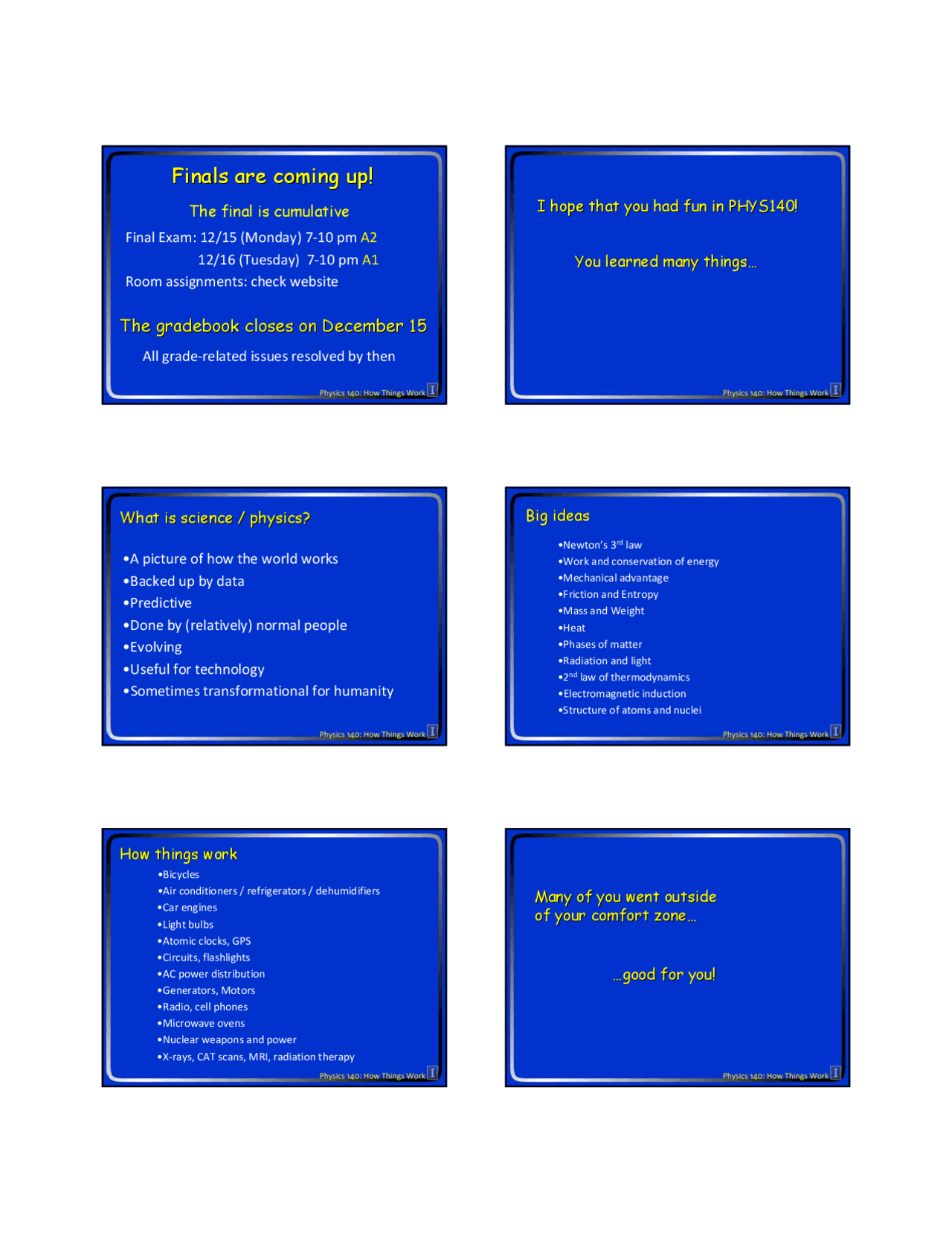 What Is Science Physics Lecture Slides Phys 140 Docsity