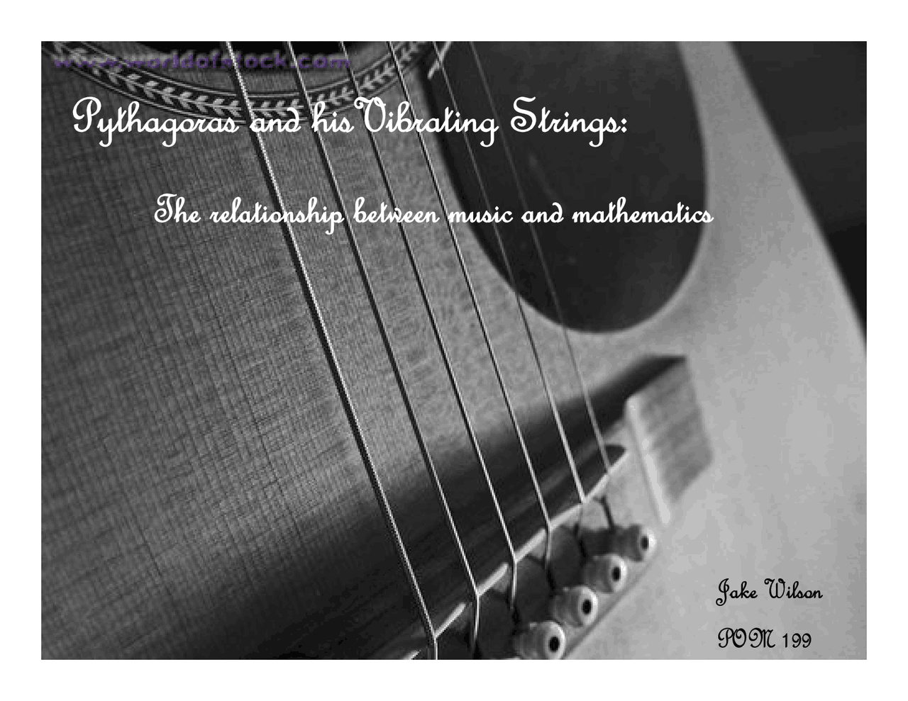 Pythagoras and His Vibrating Strings: Relationship Between Music and ...