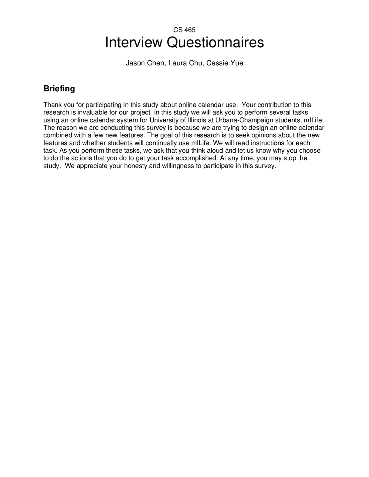 Practice Questions For User Interface Design Cs 465 Docsity