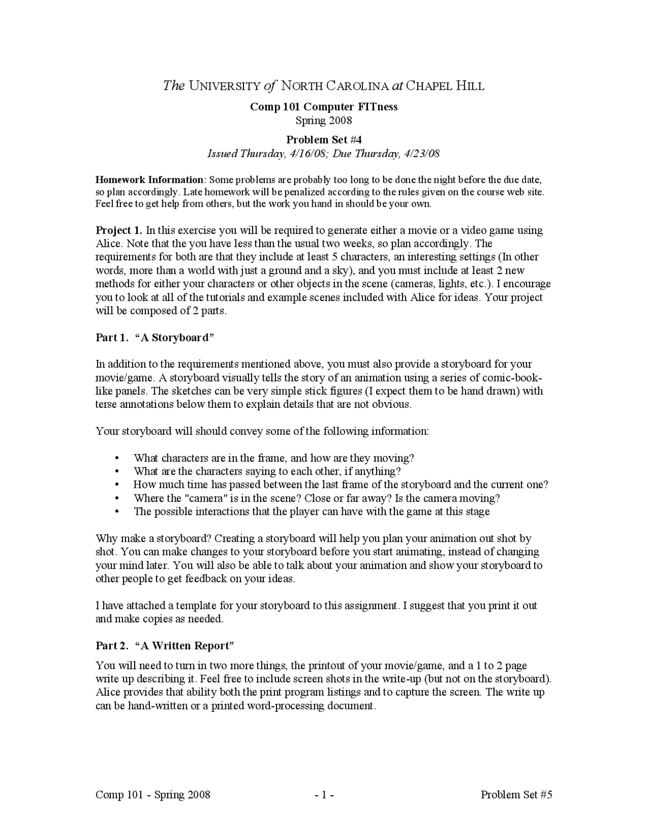 Problem Set 4 Fluency In Information Technology Comp 101 Docsity