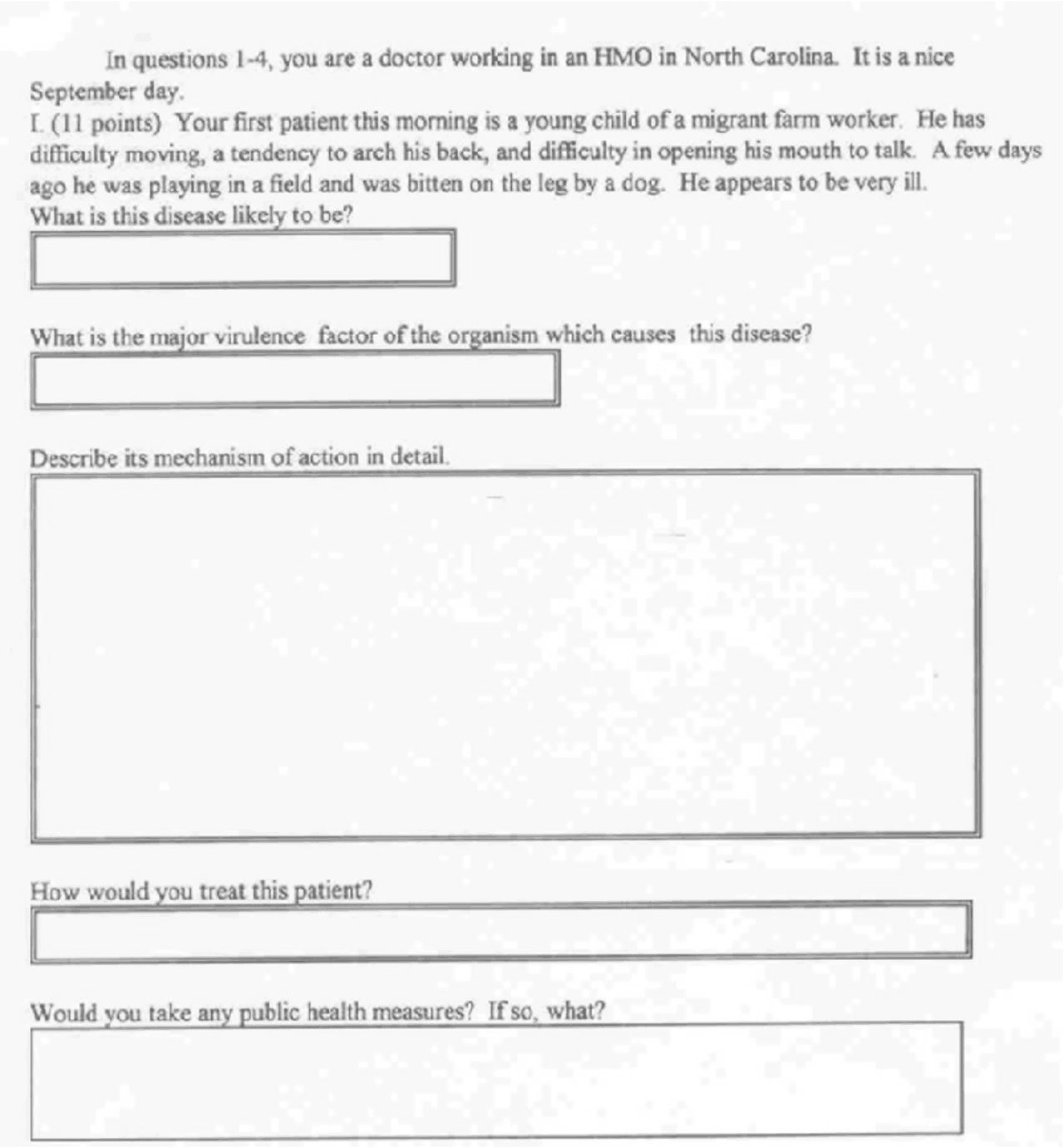11 Questions On Microbiology Sample Exam Biol 422 Docsity