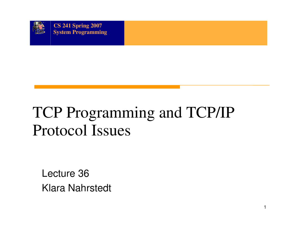 Notes on Telecommunication Programming | CS 241 | Study notes Computer ...