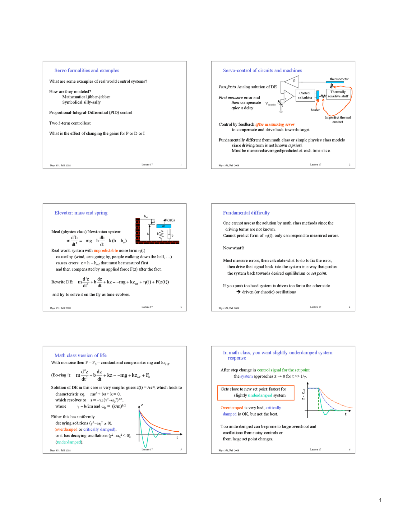 Sarvo Formalitics and Examples - Lecture Slides | PHYS 351 - Docsity