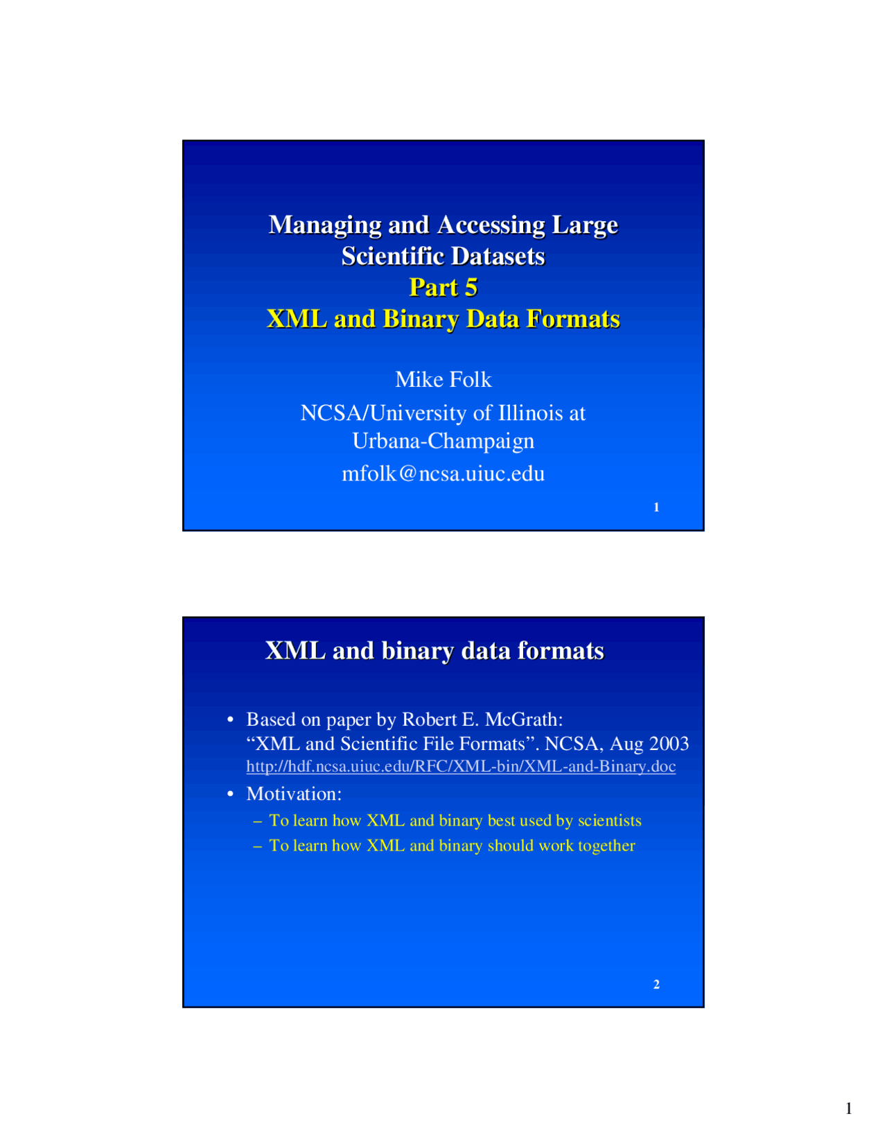 Lecture Slides On Xml And Binary Data Formats Cee 598 Docsity