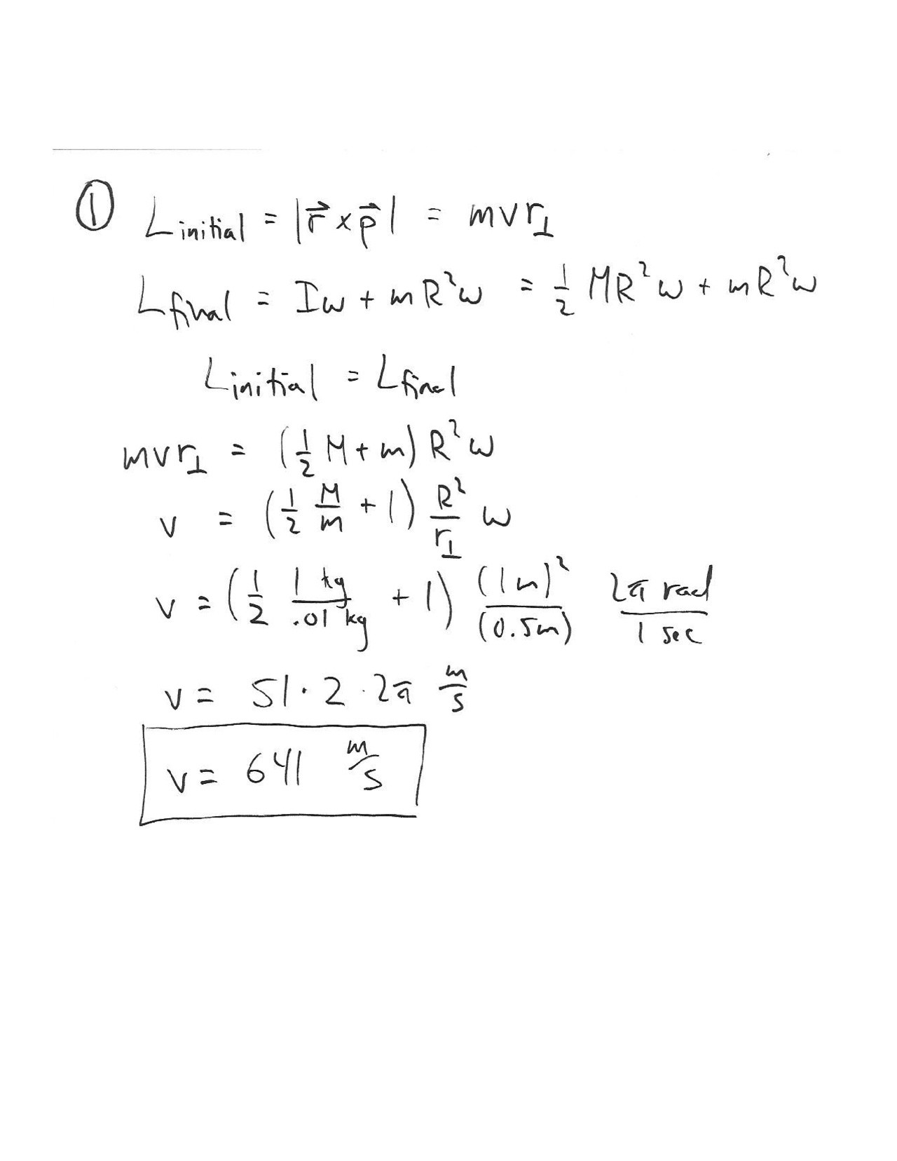 4 Solved Questions for Exam 3 - General Physics-Lecture | PHYS 101 - Docsity